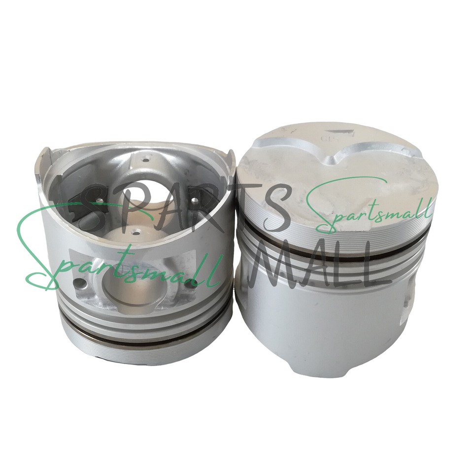4PCS Piston + Piston Rings STD With Full Gasket Kit For Mitsubishi 4D56 ...