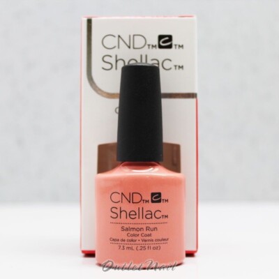 CND Shellac UV LED Gel Nail Polish - Salmon Run #90783 | eBay