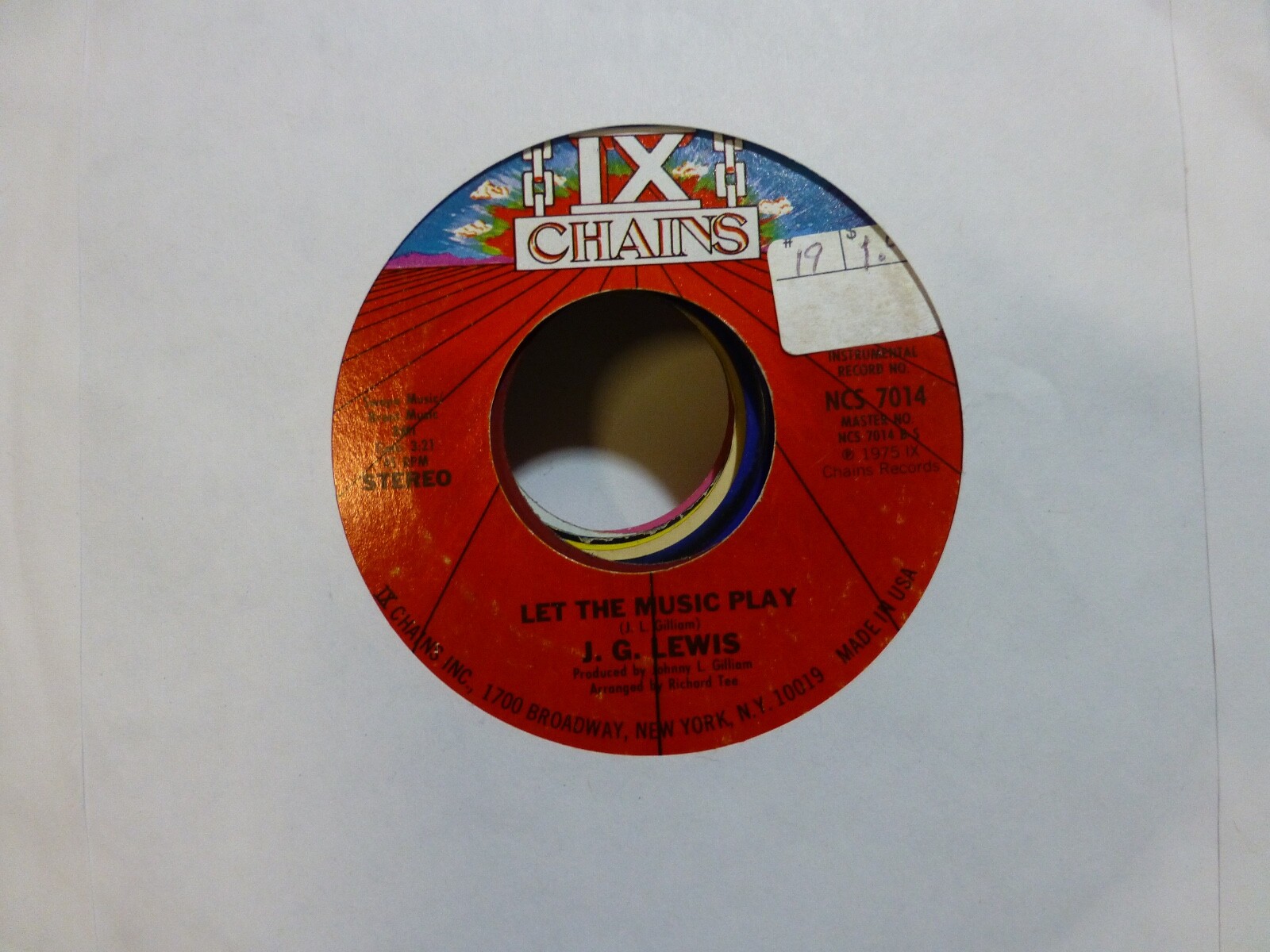 J G LEWIS LET THE MUSIC PLAY & SAME SONG PROMO VG++ 45 | eBay