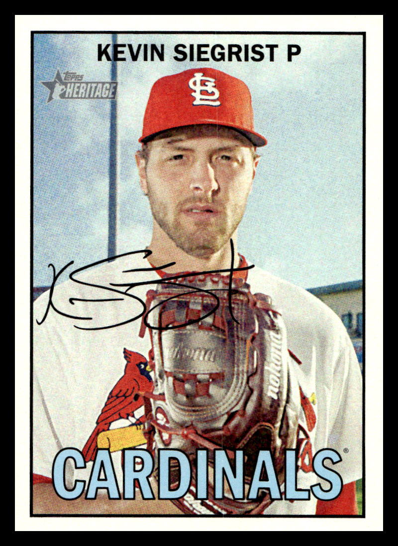 2016 Topps Heritage #397 Kevin Siegrist St. Louis Cardinals | eBay