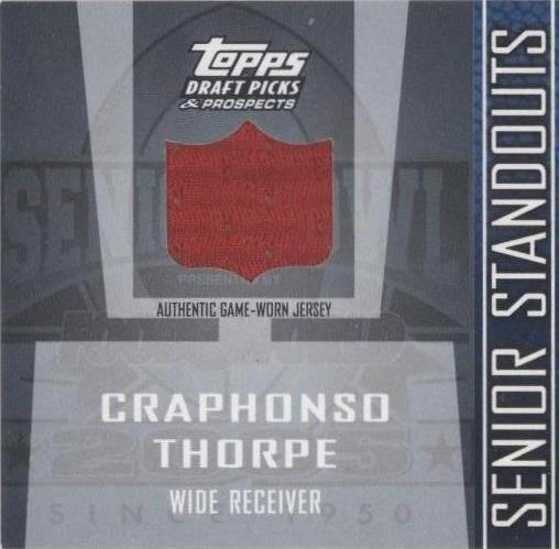 2005 Topps Draft Picks & Prospects - Senior Standouts Relics Craphonso ...