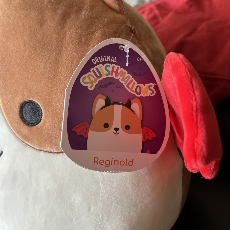 2021 Halloween Squishmallow Reginald The Corgi Devil Bat 14 Inch Plush ...