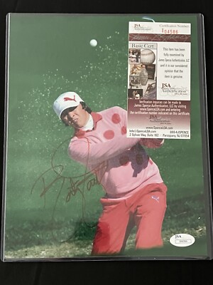 RICKIE FOWLER SIGNED 8x10 PHOTO JSA COA PUMA GOLF LEGEND PGA AUTOGRAPH ...