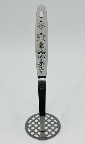 Vintage 60s Flint Arrowhead Potato Masher Stainless Steel Utensil ...