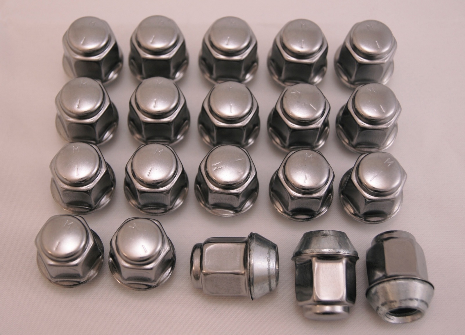 20 New Jeep Compass Patriot Factory OEM Polished Stainless Lug Nuts ...