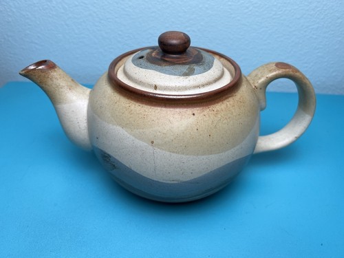 Vintage Pottery MCM Teapot | eBay
