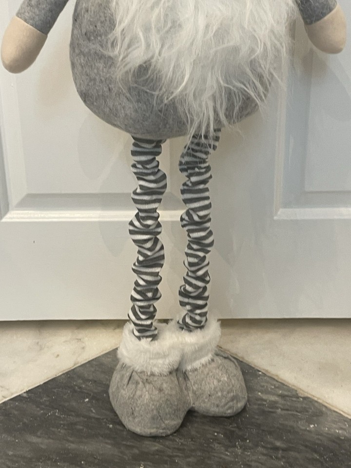 Tall Grey Christmas Gonk with Extending Legs 1 metre Tall | eBay UK