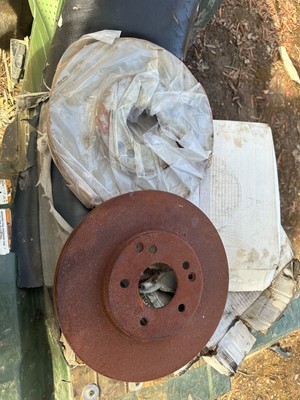 New Brake Rotor Front Pair for Crossfire CLK320 CLK430 E300 E320 E420 ...