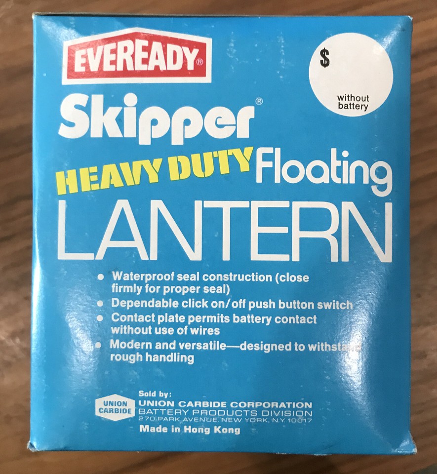 EVEREADY Heavy Duty Waterproof Floating Lantern “SKIPPER” NO.8109 ...