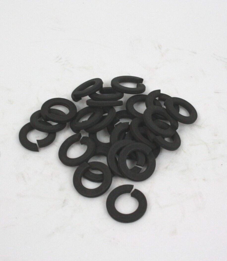 M10 10MM Metric Steel Split Lock Washers with Black Oxide Coating Pack ...
