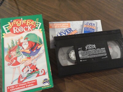 JINGLE BELL ROCK DIC VHS HIP CHRISTMAS CARTOON MILTON BERLE 1996 KIDS ...