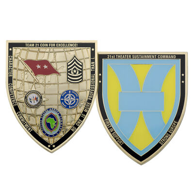 Challenge Coin U.S. ARMY 21ST THEATER SUSTAINMENT COMMAND CHALLENGE ...