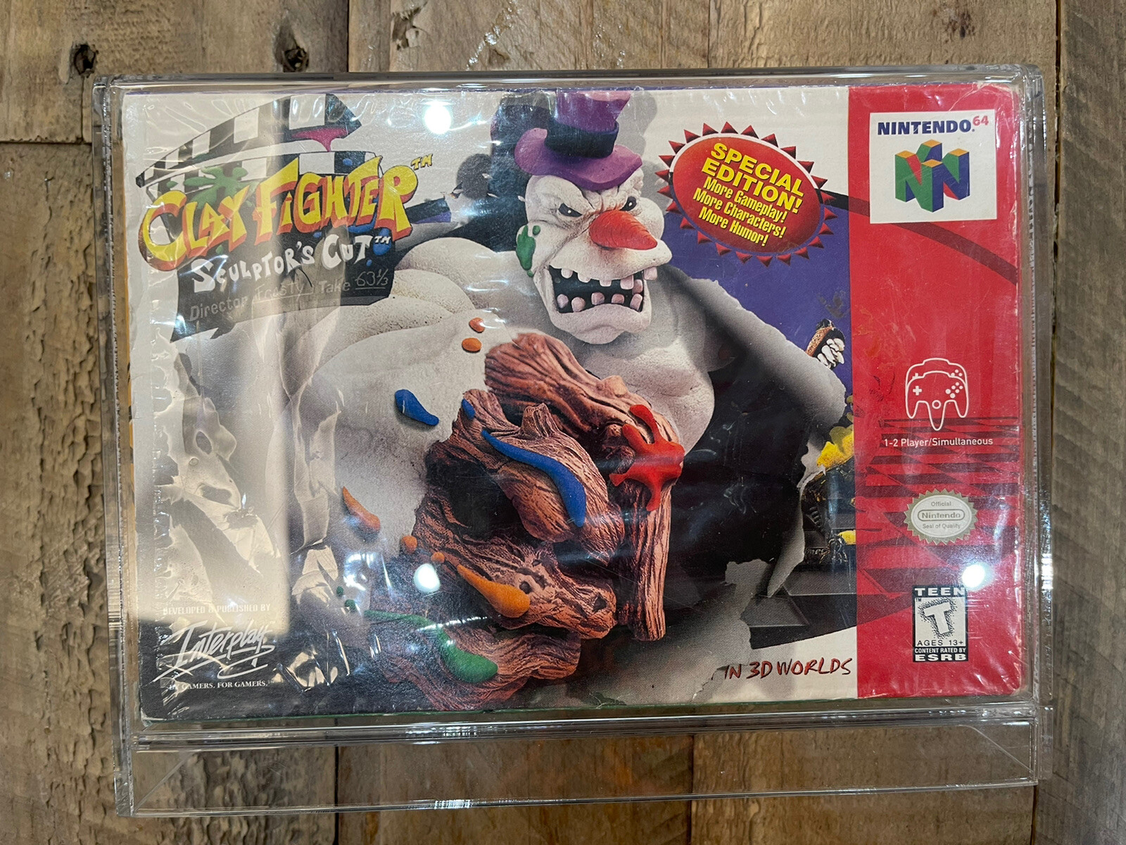 Clay Fighter: Sculptor's Cut Blockbuster Exclusive Authentic Nintendo ...