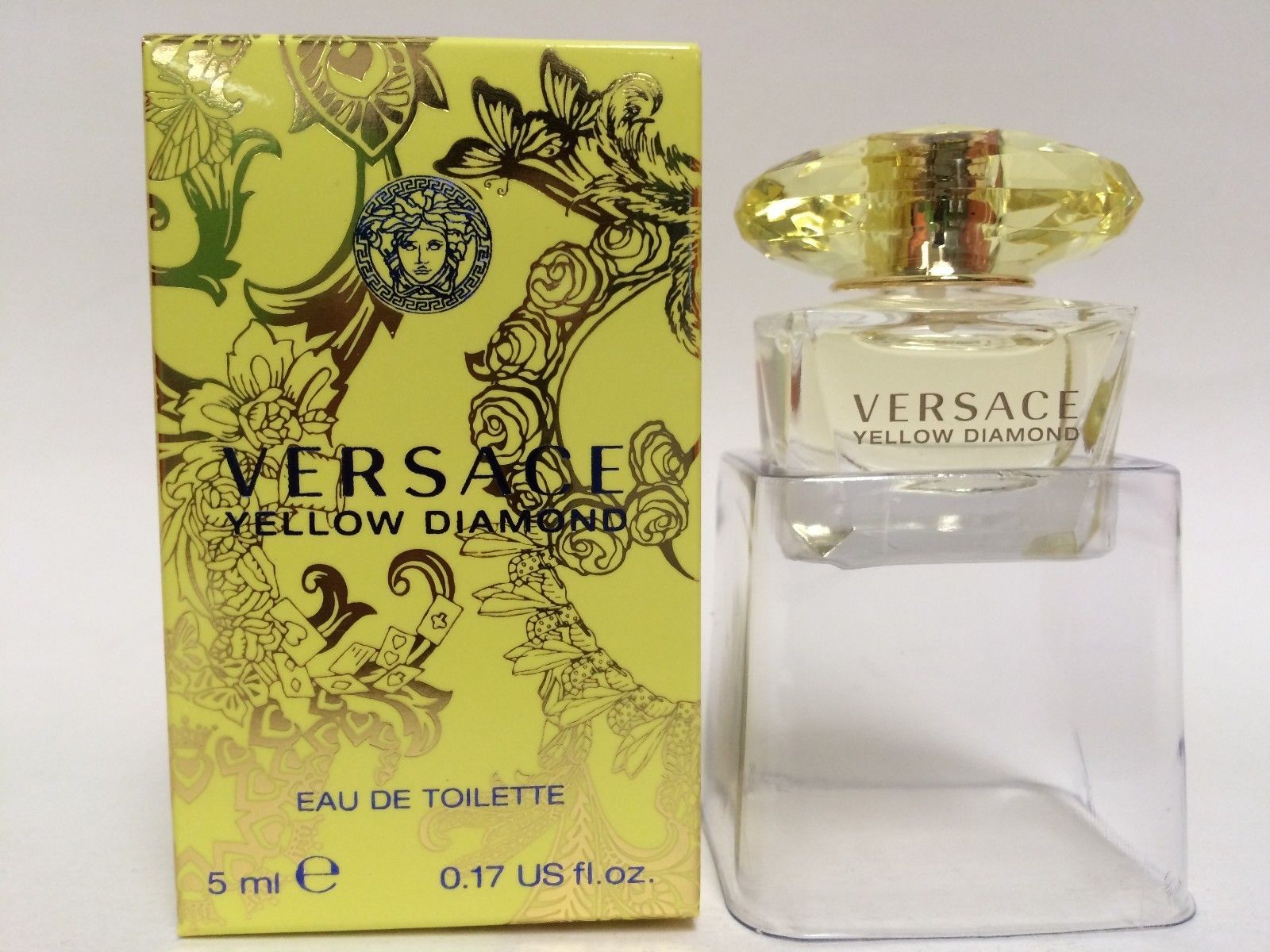 YELLOW DIAMOND BY VERSACE MINI SPLASH SAMPLE SIZE 5 ML EDT NIB | eBay