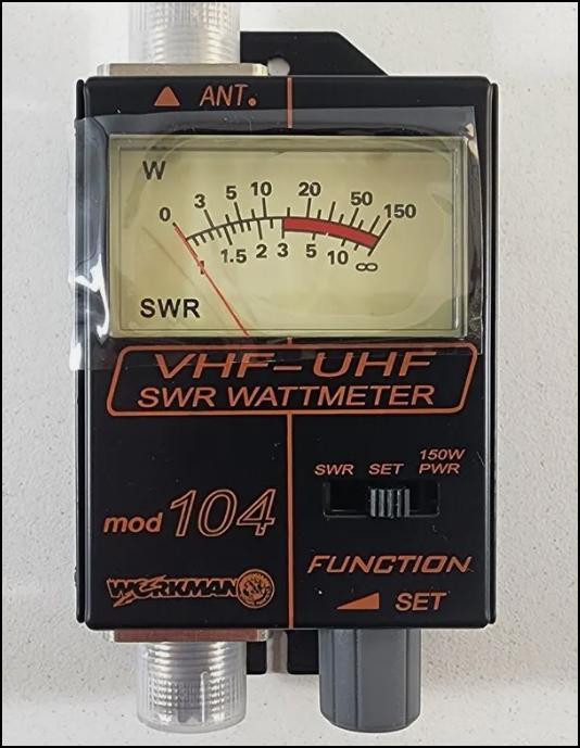 Workman 104 SWR Power Meter for VHF / UHF Ham / CB Radio New | eBay