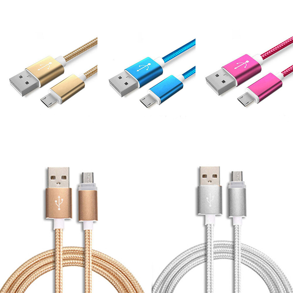 1/2/3M Micro USB Data & Sync Charger Charging Cable Cord for Android ...
