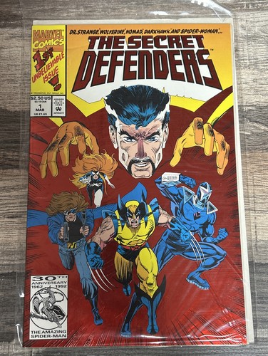 The Secret Defenders #1 1993 Marvel Comics Key First Issue Modern Age ...