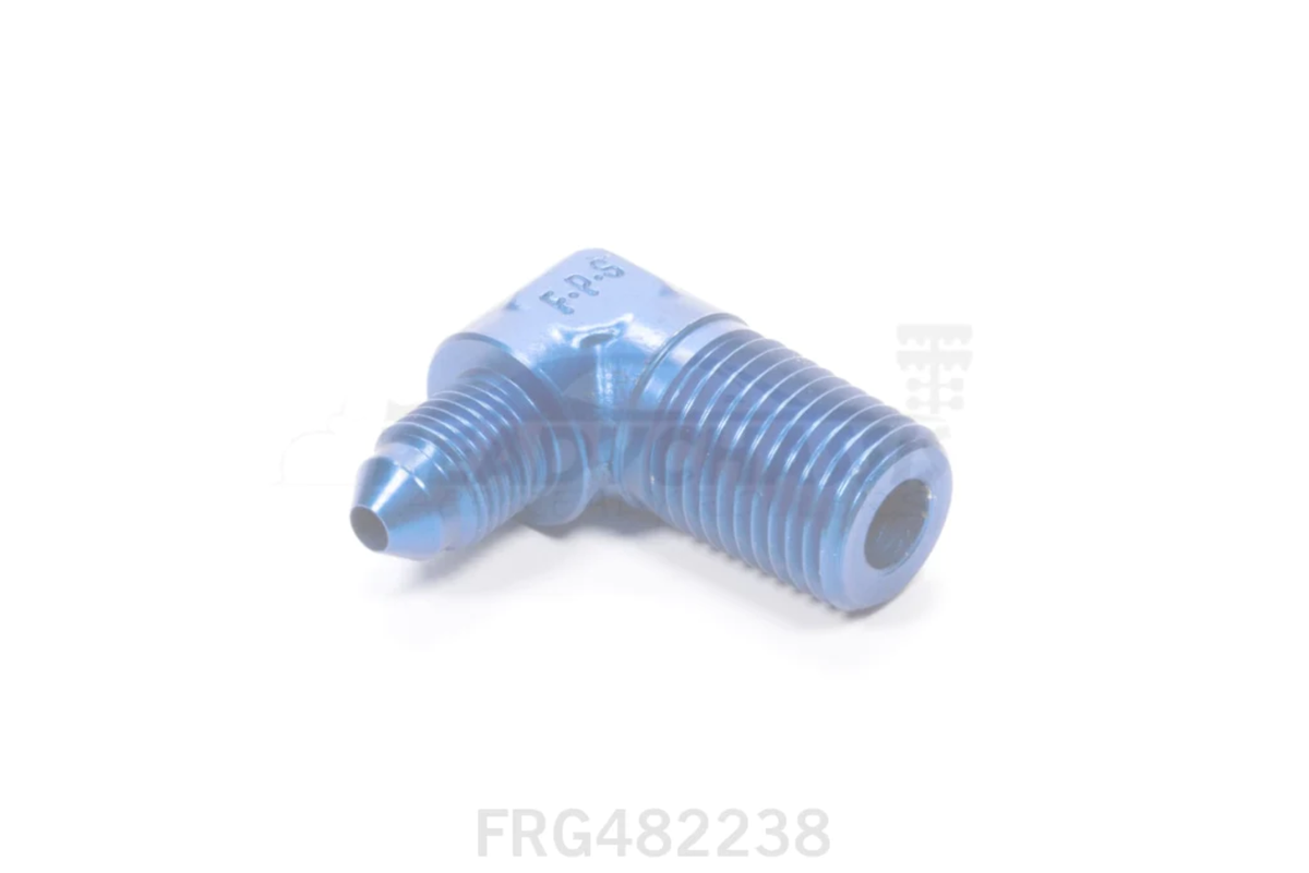 Fragola AN Adapter Fragola #8 X 1/2 MPT 90° Adapter Fitting - Aluminum ...