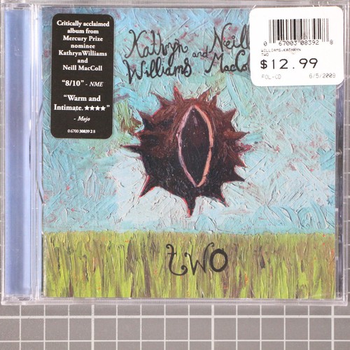 Two by Kathryn Williams/Neill MacColl (Guitar) (CD, Jun-2009, Nettwerk ...