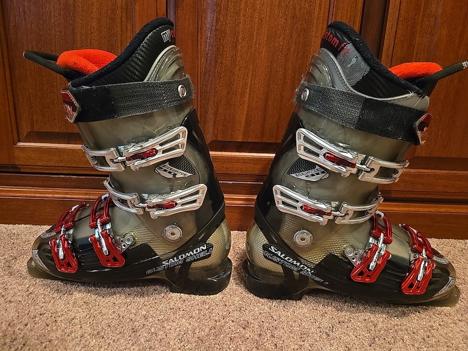 Salomon Energyzer 90 Falcon CS Ski Boots, Mondopoint 26.5, Custom Fit ...