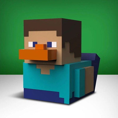 Rubber Road Tubbz Cosplay Duck Minecraft Steve | eBay