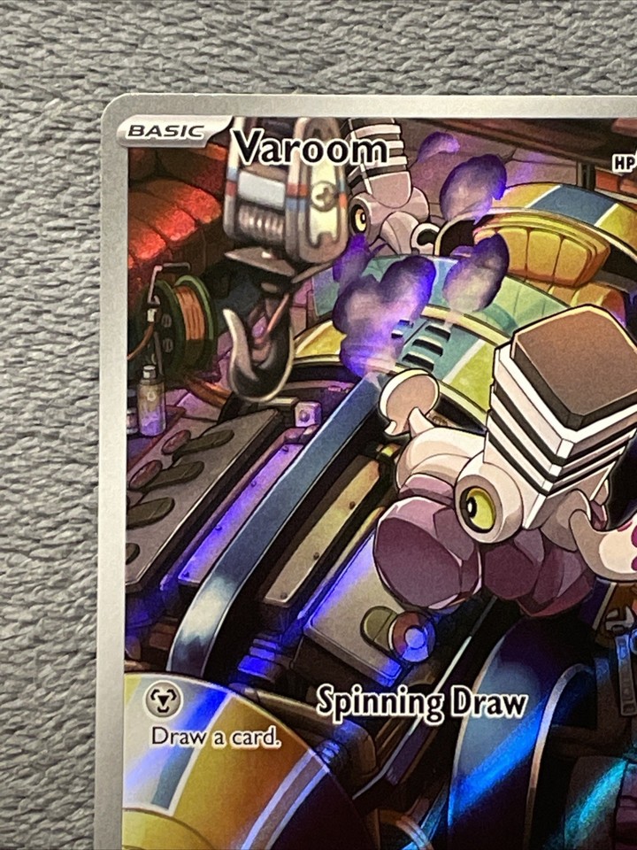 Varoom 206/197 Illustration Rare Pokemon Card Obsidian Flames 2023 NM ...