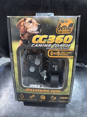 NEW - DT Systems Canine Coach 360 E-Collar Obedience Remote Dog Trainer ...