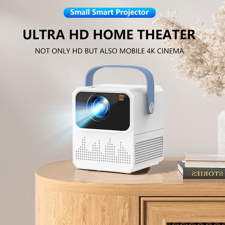 30000 Lumens 4K Smart Mini Projector Android WiFi 1080P 1+8G Home ...