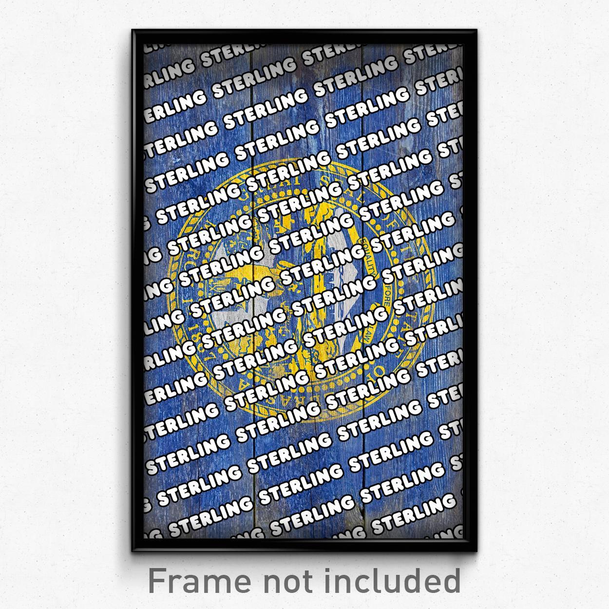 Sterling Nebraska Poster (NE City Souvenir 11x17 Town Print) | eBay