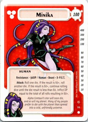 Minika HumAliens CCG Card X1 | eBay