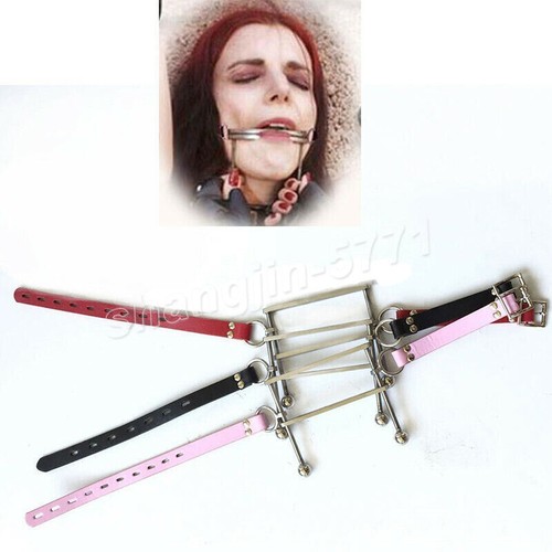 Stainless Steel Gag Tongue Cangue Restraints Open Mouth Stopper Stuffer ...