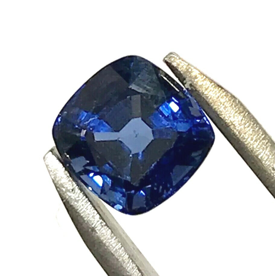 2.70 Ct Natural Kashmir Color Blue Sapphire ,cushion Cut , VS Clarity ...