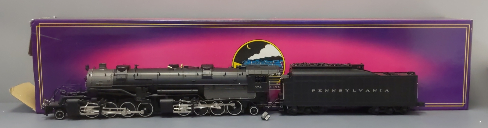 MTH 20-3011-1 PRR 2-8-8-2 Mallet Steam Locomotive w/PS1 - 3 Rail #374 ...