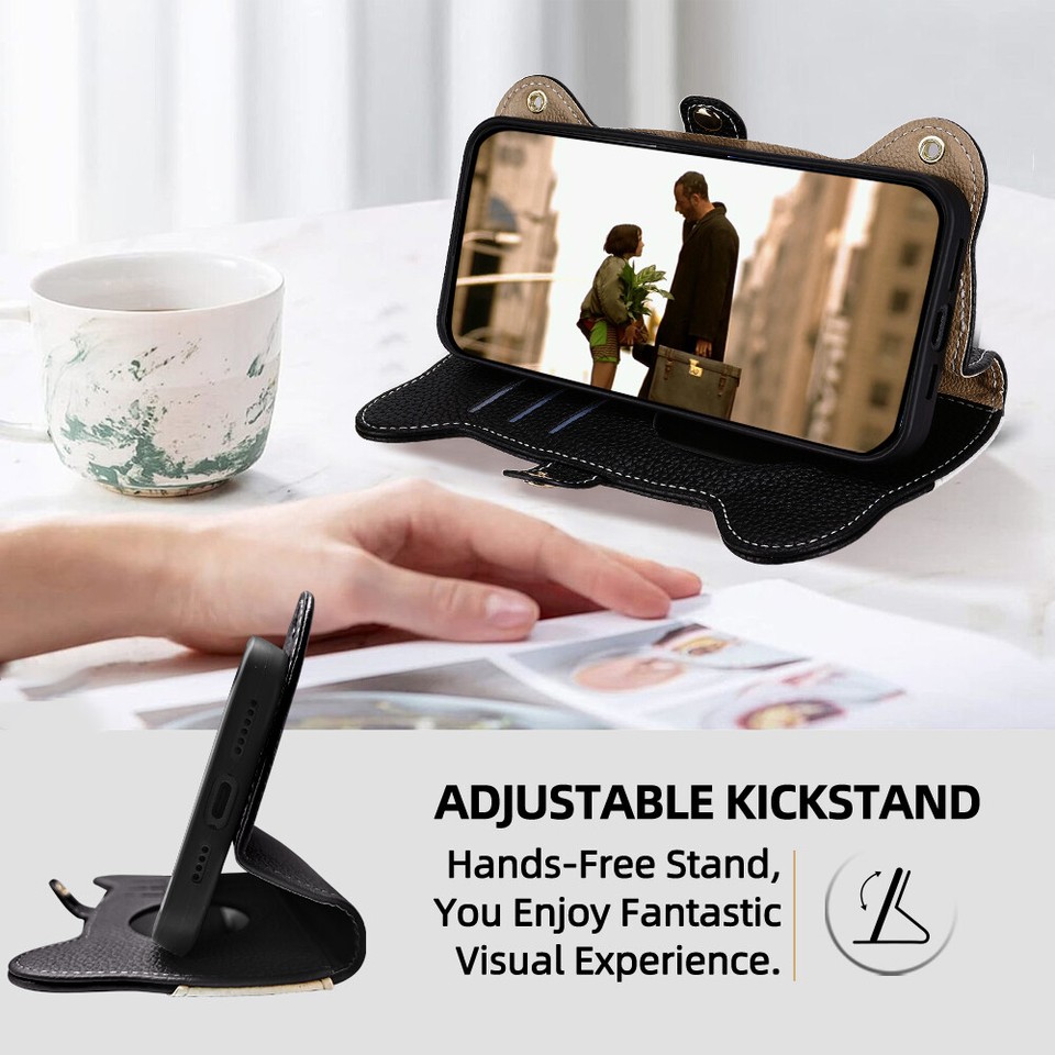 Raccoon Mirror Wallet Phone Case For Google Pixel 5 6 7 8 9 Pro XL 9A ...