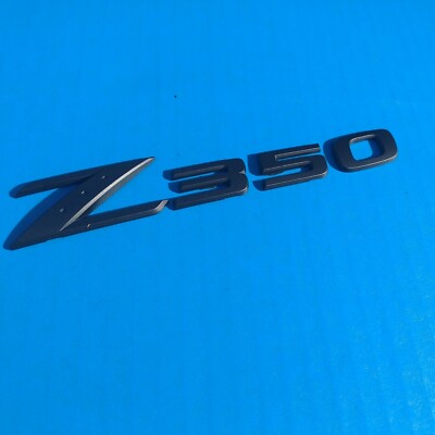 Nissan 350Z Nismo lettering EMBLEMS OEM - MATTE BLACK used | eBay