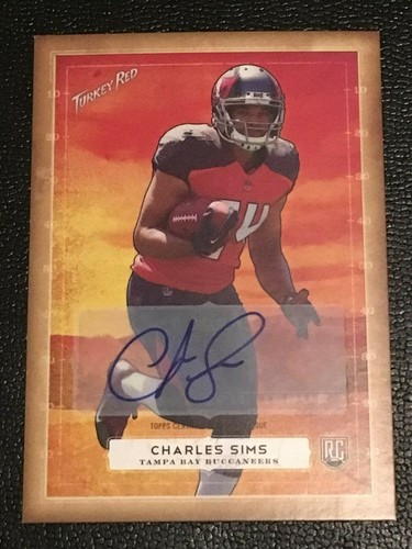 Charles Sims 2014 Topps Turkey Red Rookie Autograph #31 Tampa Bay ...