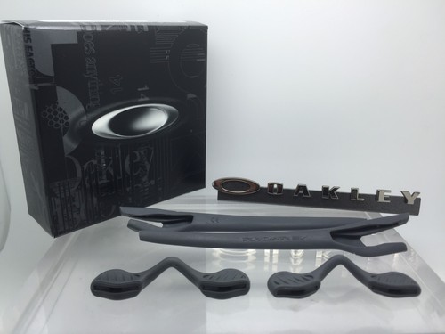 AUTHENTIC OAKLEY RADAR EV SLATE GREY EAR SOCKS NOSE PAD KIT Temple Tip ...