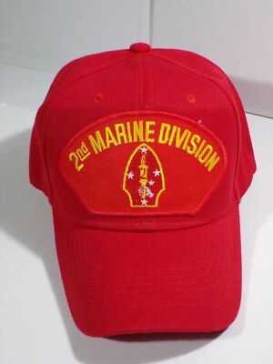 USMC SECOND 2ND 2D MARINE DIVISION HAT OSFA | eBay