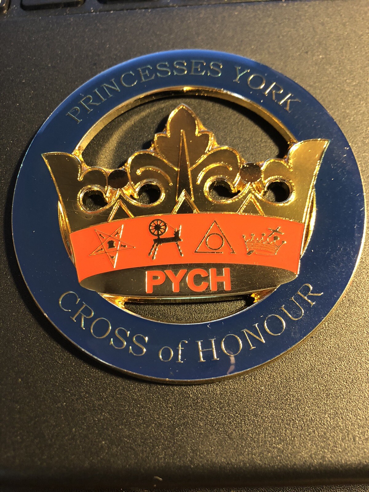 Masonic Princesses York Cross of Honor PYCH Cutout Car Emblem 3D - New ...