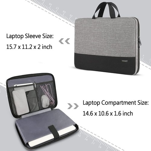 Laptop Case, 15.6 inch TSA Laptop Bag Laptop Sleeve Water Resistant ...
