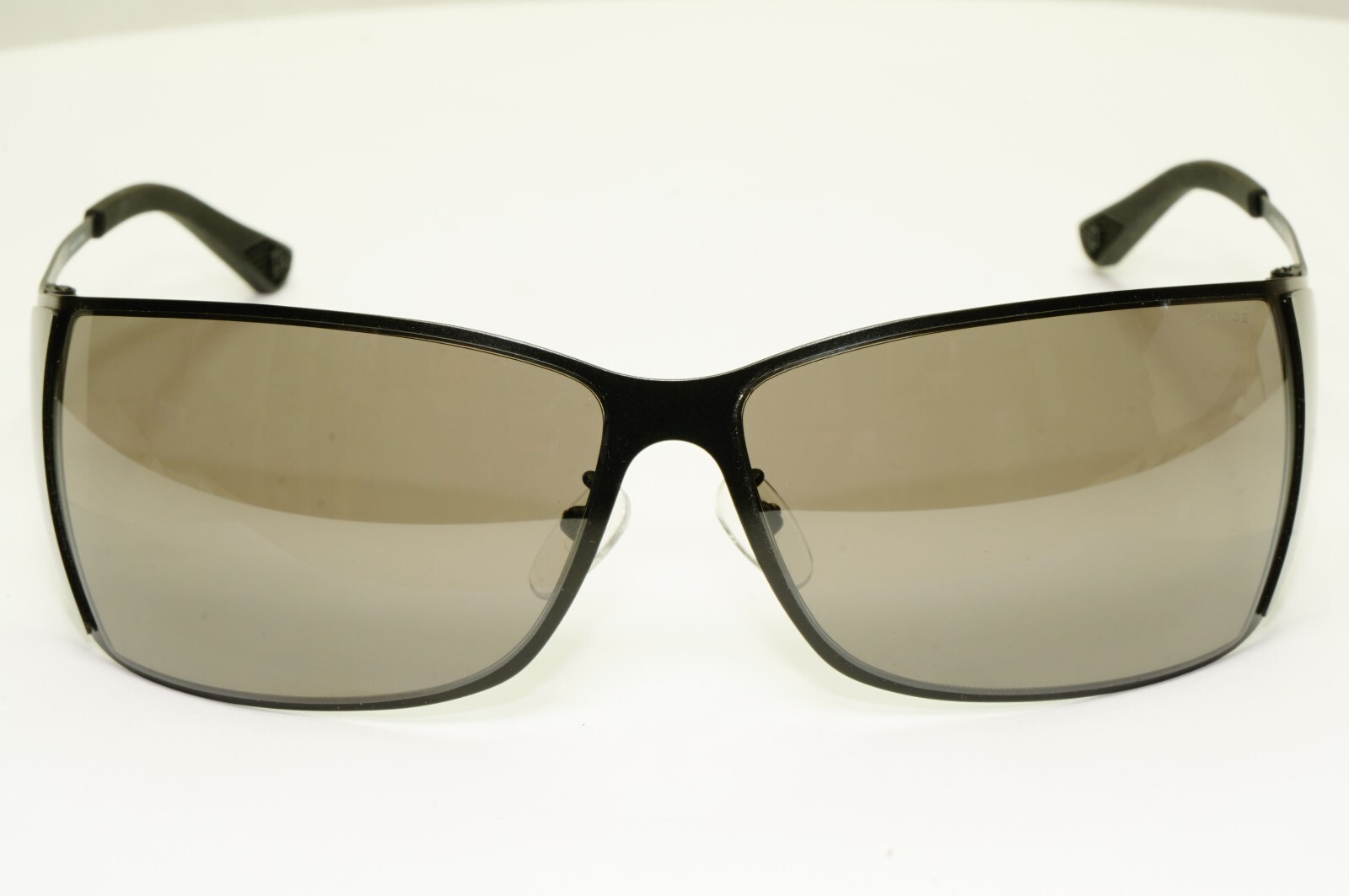Police Sunglasses Side Window Black Brown Wrap Designer Mens SPL 533G ...