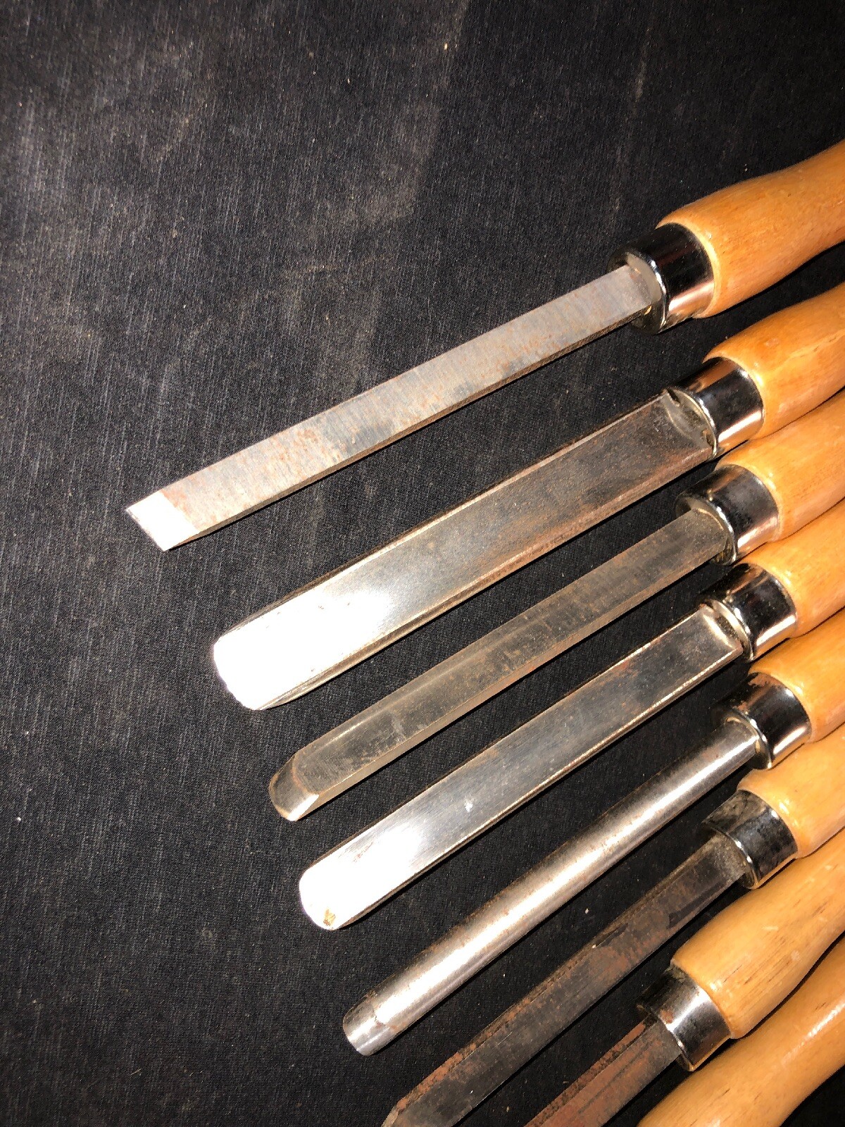 Vintage Wood Chisel Set w/Custom Made Mountable Brackets Off Of A J ...