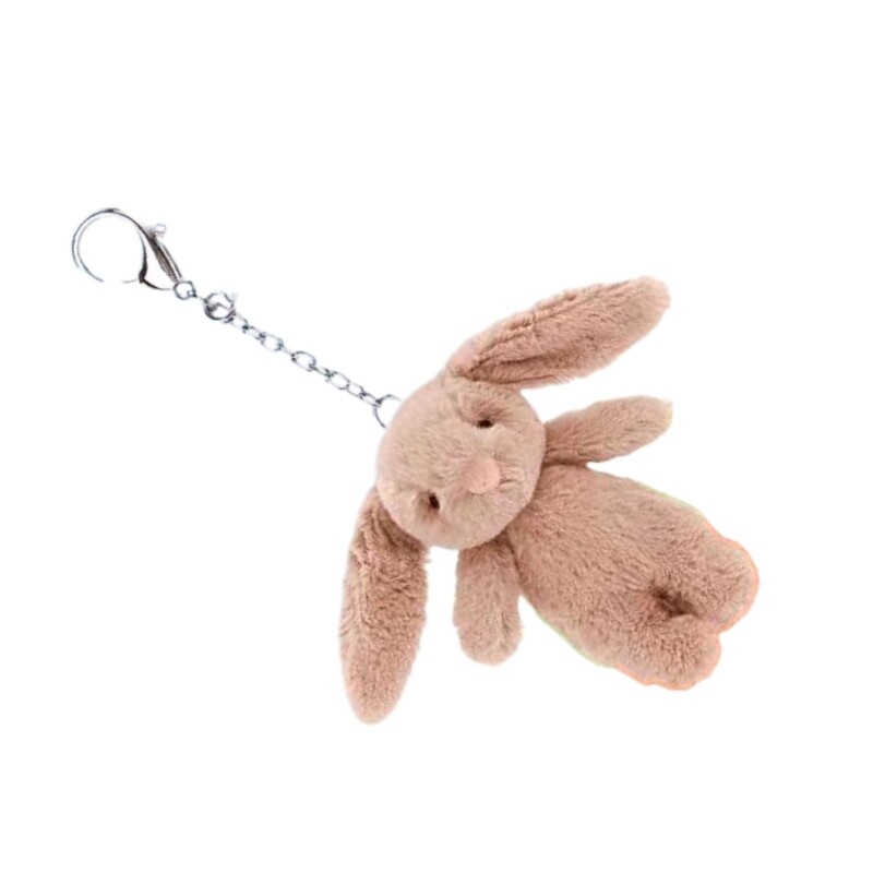 Adorable Rabbit Keyring Pendant Bag Accessory Practical Stuffed ...
