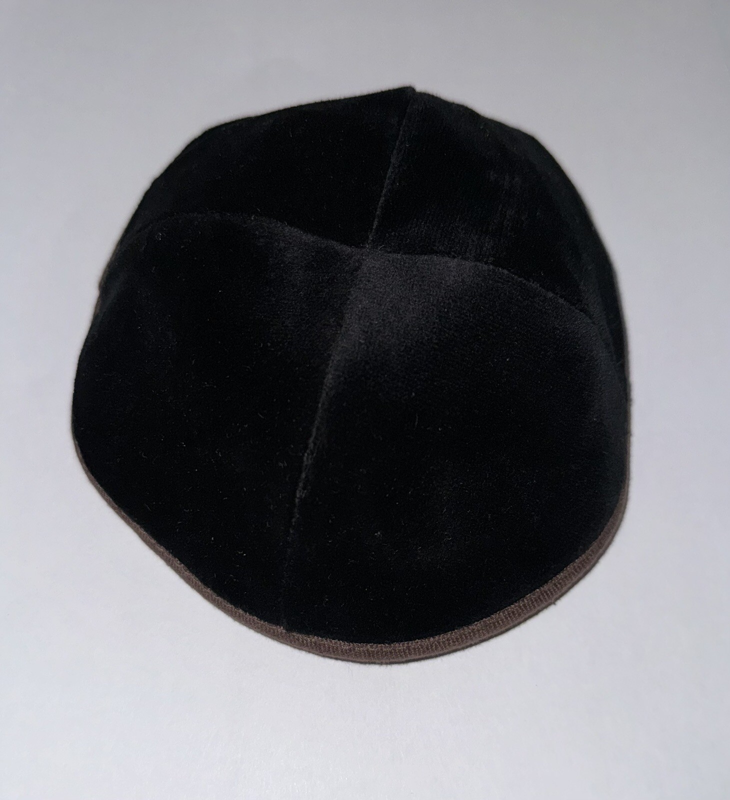 iKippah Size: 2 Black Velvet Jewish Round Kipa Yarmulke Head Cover | eBay