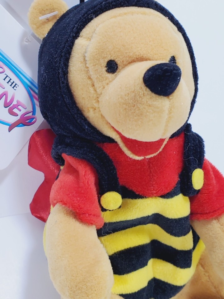 NEW Disney Winnie The Pooh VAL POOH BEAN BAG 8" LOVE BEE Plush Stuffed ...