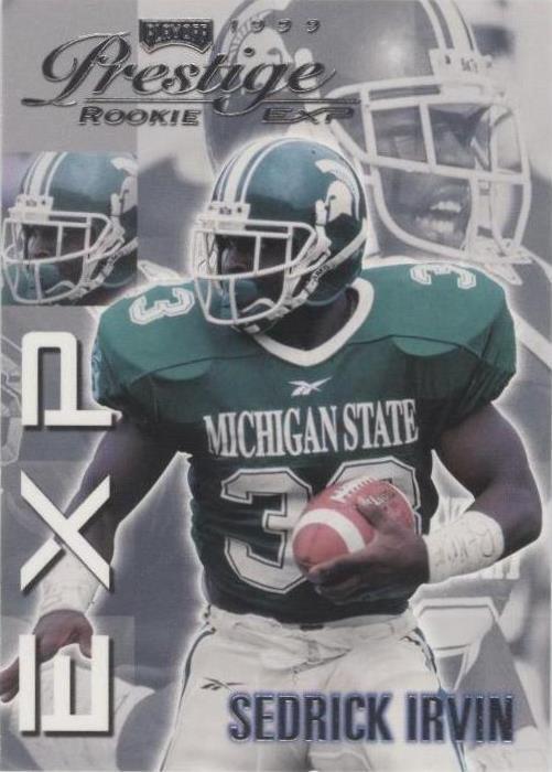 1999 Playoff Prestige EXP - Rookie Sedrick Irvin #EX20 (RC) for sale ...