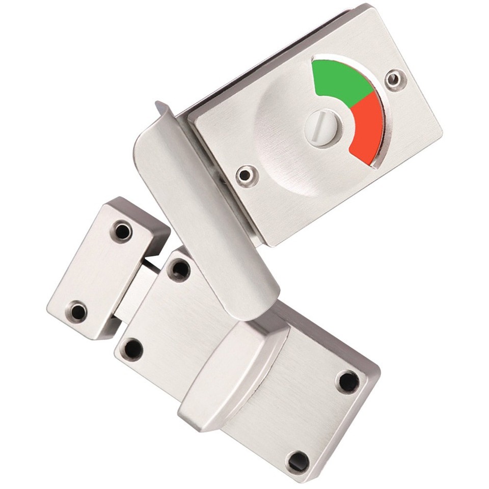 Stainless Steel Bathroom Lock with Indicator for Public Toilet Doors ...