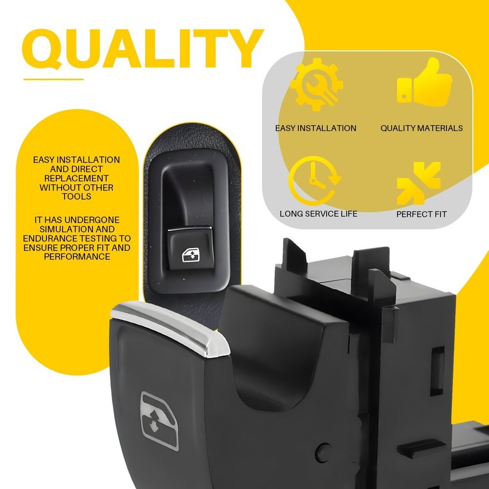 Power Window Control Switch For Volkswagen Golf Tiguan 16-21 ...