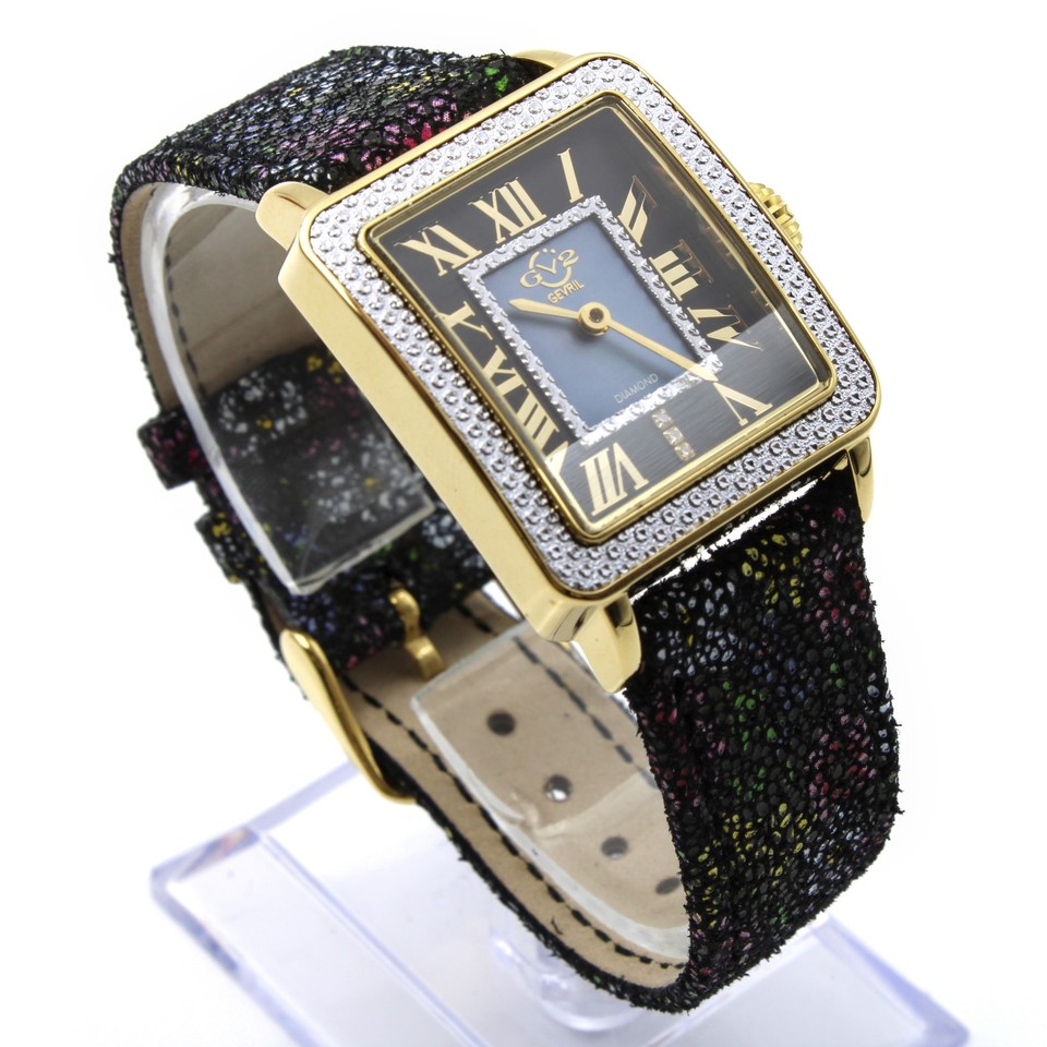 GV2 by Gevril Ladies Tank-Style Wristwatches With Boxes Lot of 2 # ...