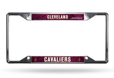 Cleveland Cavaliers License Plate Frame Chrome EZ View - Special Order ...